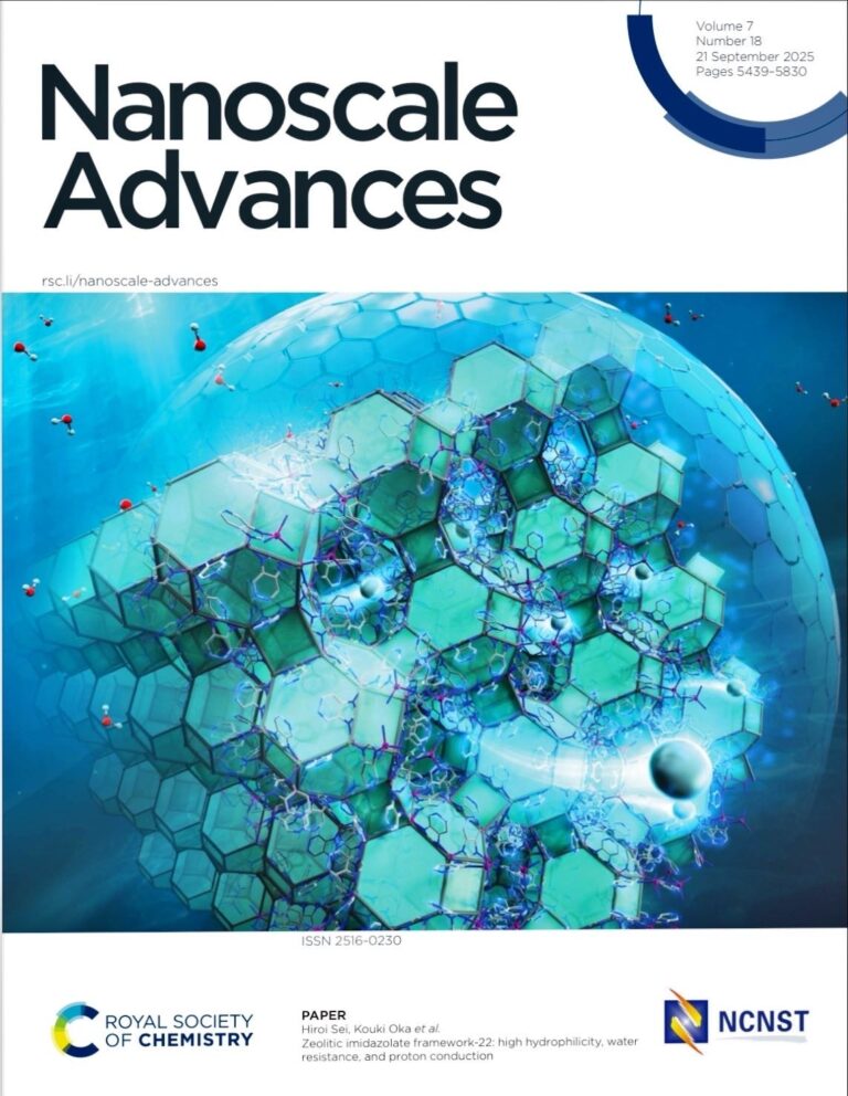 Nanoscale Adv.誌にカバー掲載されました。 | 笠井研究室 | 東北大学多元物質科学研究所